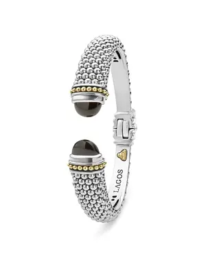 Lagos 18k Gold And Sterling Silver Rittenhouse Onyx Cuff