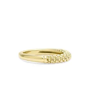 Lagos 18k Beaded Ring