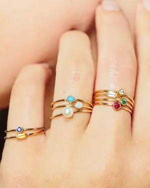Zoe Chicco 14k Opal Ring - Gold