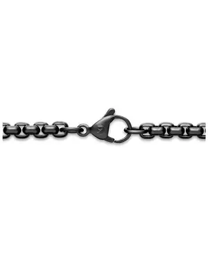 David Yurman Box Chain Necklace - Black