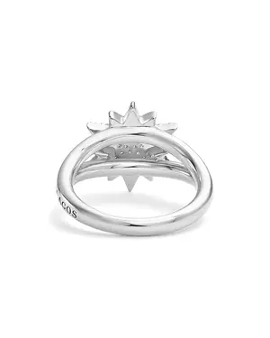 Lagos 18k Gold And Sterling Silver North Star Diamond Ring
