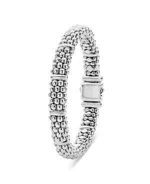 Lagos Sterling Caviar Rope Bracelet