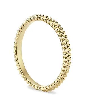 Lagos Caviar Collection 18k Stacking Ring - Gold