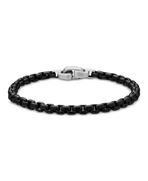 David Yurman David Yurman Box Chain Bracelet Black