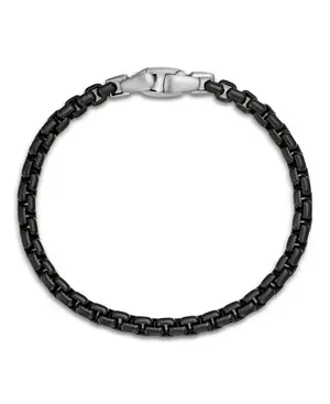 David Yurman Box Chain Bracelet - Black