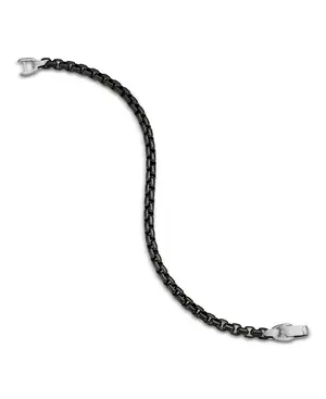 David Yurman Box Chain Bracelet - Black