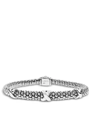 Lagos Signature Sterling X Embrace Bracelet - Silver