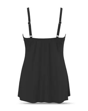 Miraclesuit So Riche Marina Tankini Top - Black