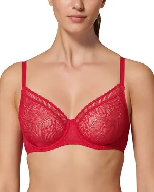 Simone Perele Comete Full Coverage Lace Bra Ruby