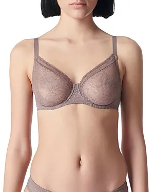 Simone Perele Comete Full Coverage Lace Bra Sweet Chestnut