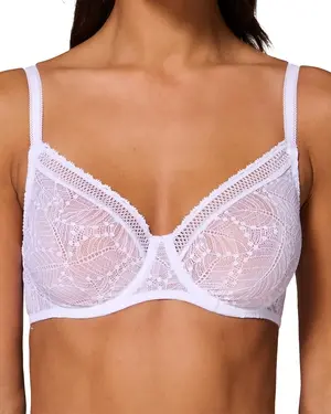 Simone Perele Comete Full Coverage Lace Bra - White