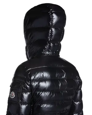 Moncler Bady Slim Short Down Jacket - Black Shine