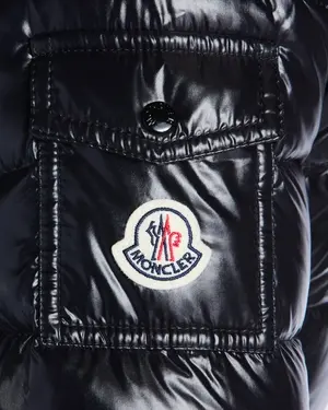 Moncler Bady Slim Short Down Jacket - Black Shine