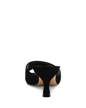 Schutz Dethalia Slip On High Heel Sandals - Black