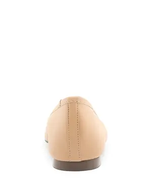 Schutz Arissa Slip-on Flats - Honey Beige Leather