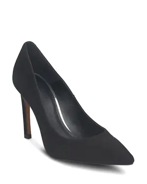 Whistles Cornel Suede Pointed Toe Pumps