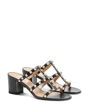 Valentino Garavani Block Heel Sandals For Women