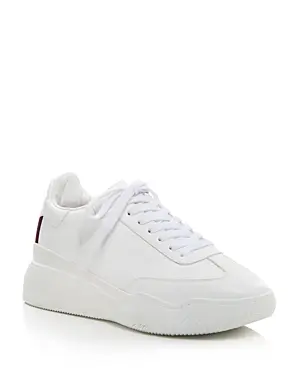 Stella McCartney Stella McCartney Women's Loop Vegan Leather Low Top Sneakers White/blue Faux Leather