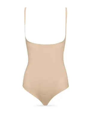 Spanx Oncore Open-bust Panty Bodysuit - Soft Nude