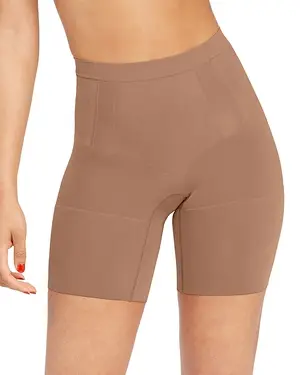 Spanx Oncore Mid-thigh Shorts - Cafe Au Lait
