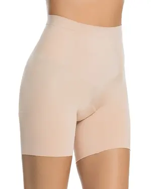 Spanx Oncore Mid-thigh Shorts - Soft Nude