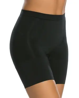 Spanx Oncore Mid-thigh Shorts - Very Black