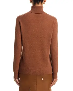 Bloomingdale'S Cashmere Turtleneck Sweater - Nutmeg