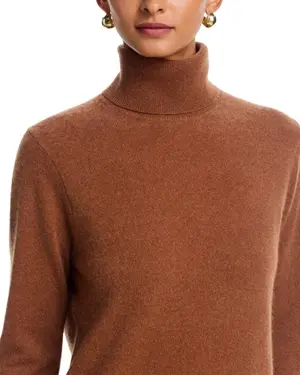 Bloomingdale'S Cashmere Turtleneck Sweater - Nutmeg