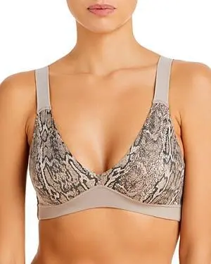 Spanx Bra-llelujah! Unlined Bralette Neutral Snake