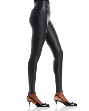 Spanx Shape Faux Leather Leggings