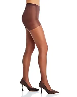 Hue So Silky Sheer Control Top Tights Espresso Beans