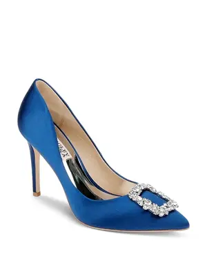 Badgley Mischka Buckled Pumps