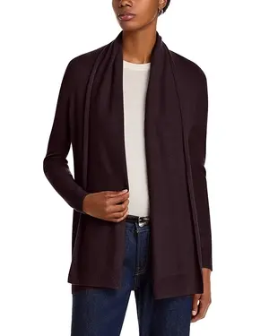 Bloomingdale'S Cashmere Open-front Cardigan - Dark Brown