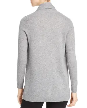 Bloomingdale'S Cashmere Open-front Cardigan - Medium Gray