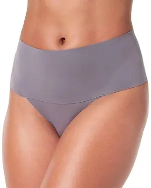 Spanx Undie-tectable Thong Mythical Grey