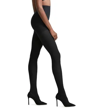 Commando Opaque Control Top Tights - Black