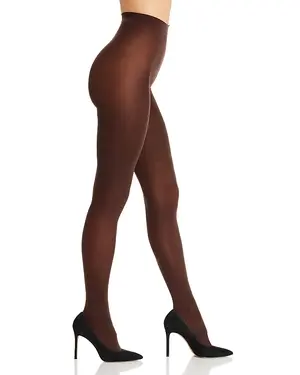 Hue Opaque Sheer Tights Espresso