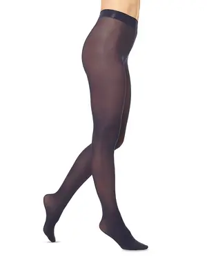 Hue Opaque Sheer Tights Navy