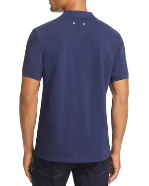 Vilebrequin Cotton Pique Regular Fit Polo - Navy