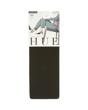 Hue Sheer Knee-high Socks Set Of 2 By - Black