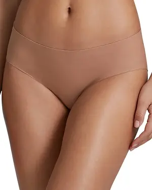 Commando Commando Technical Cotton-blend Bikini Bottom Almond