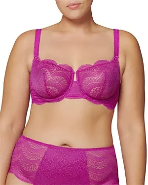 Simone Perele Karma Lace Demi Bra Bougainvillea