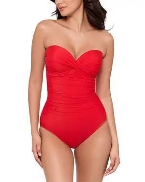 Miraclesuit Rock Solid Madrid One-piece Swimsuit - Poppy