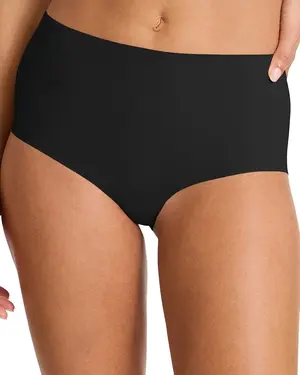 Commando High-rise Bikini Bottom - Black