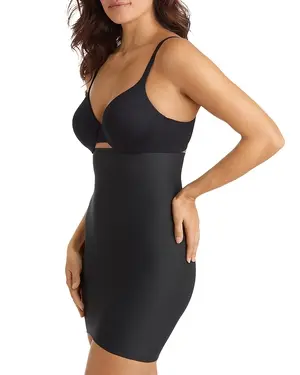 TC FINE INTIMATES Sleek Essentials High Waist Slip Shaper - Black