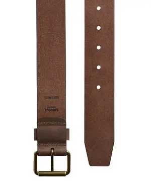 Shinola Bridle Leather Rambler Belt - Dark Brown