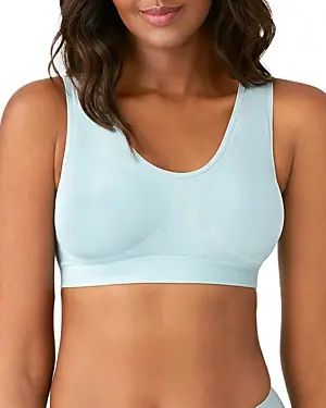 Wacoal B. Smooth Wireless Padded Bralette Cloud Blue