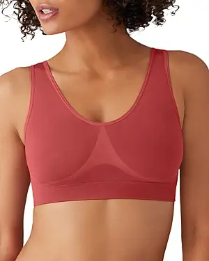 Wacoal B. Smooth Wireless Padded Bralette Garnet Rose