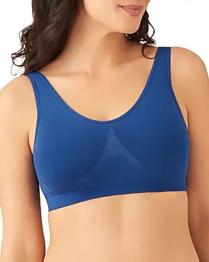 Wacoal B. Smooth Wireless Padded Bralette Monaco Blue
