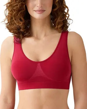 Wacoal B. Smooth Wireless Padded Bralette - Regina Red